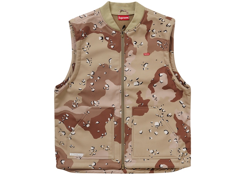 Supreme Windstopper Work Vest - Chocolate Chip Camo | Editorialist